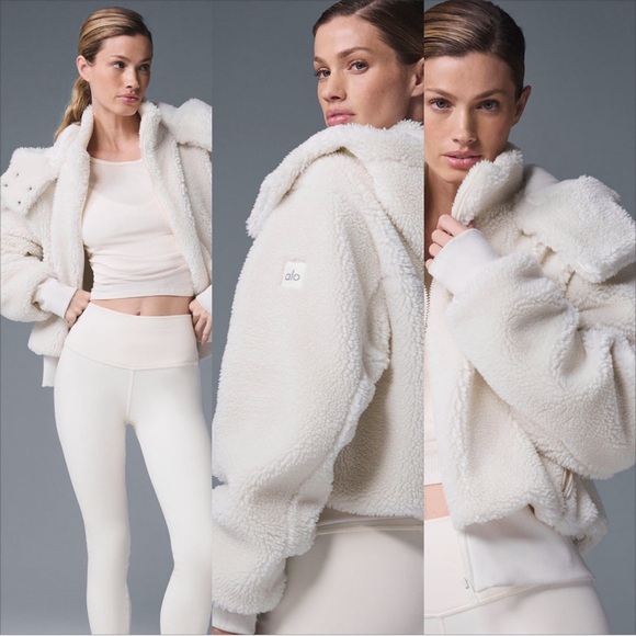 ALO Yoga | Jackets & Coats | Alo Yoga Foxy Sherpa Jacket | Poshmark